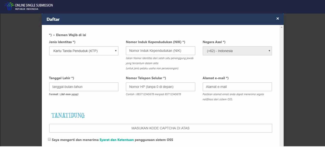 5 Langkah Mudah Registrasi Akun OSS Sendiri - SmartLegal.id
