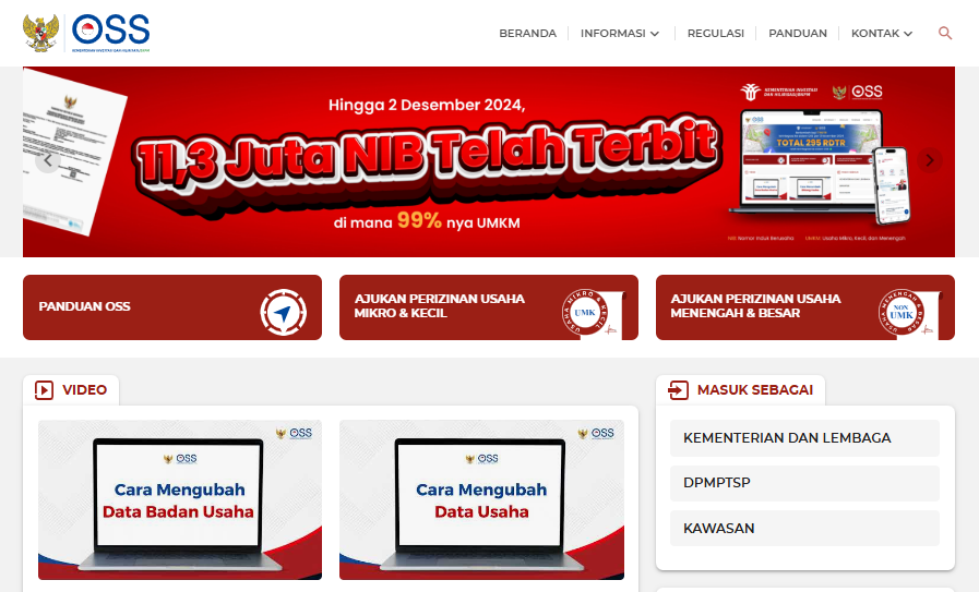 Panduan Oss Definisi Dan Panduan Lengkap Mengenai OSS Dinas